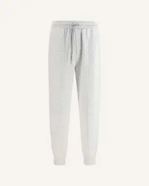 Brunello Cucinelli Double-knit Cashere Pants With Crête And Zips At The He Ale - Grey