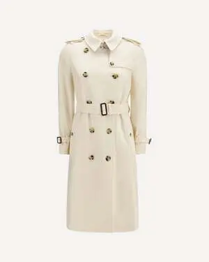 Burberry Long Kensington Cashmere Trench Coat