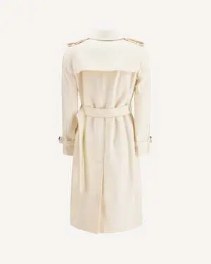 Burberry Long Kensington Cashmere Trench Coat