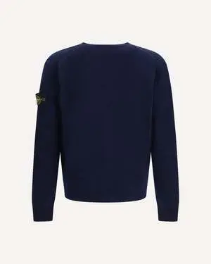Stone Island Alpaca And Wool-blend V-neck Cardigan Ale - Blue