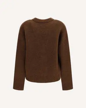 AMI Paris De Coeur Cardigan In Alpaca