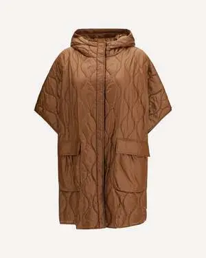 Woolrich Quilted Urban Light Nylon Cape