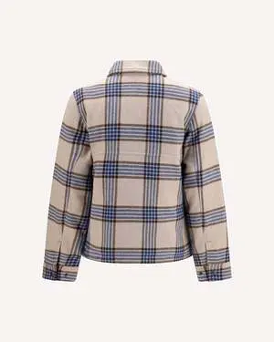 Woolrich Aaskan Checked Woo Bend Overshirt Femae