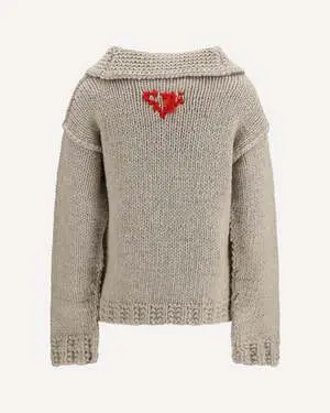 Prada Wool Zip Cardigan