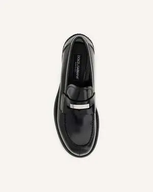 Dolce & Gabbana Calfskin Leather Loafers