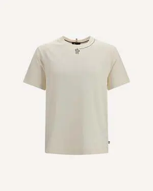 Moncler Cotton T-shirt With Logo Ale