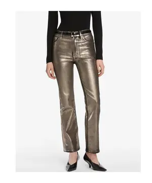 FRAME High-waist Straight-leg Jeans