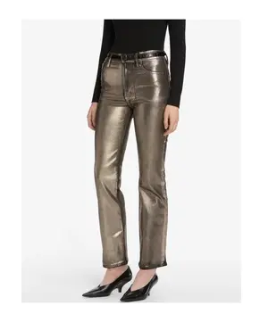 FRAME High-waist Straight-leg Jeans