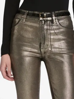 FRAME High-waist Straight-leg Jeans