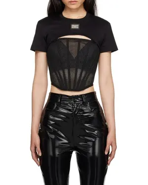 Dolce & Gabbana Logo-plaque Cropped Top