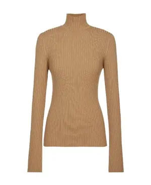 Chloé High-neck Knit Jumper - Brown