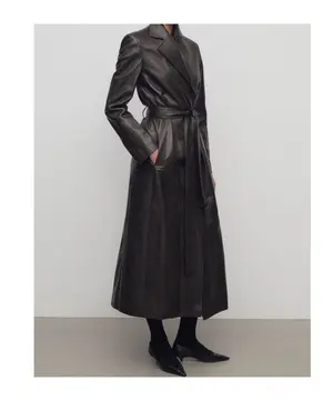 THE ROW Raisa Leather Coat