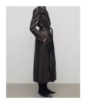 THE ROW Raisa Leather Coat
