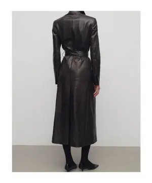 THE ROW Raisa Leather Coat