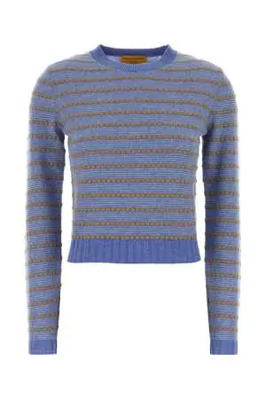 Guest In Residence Embroidered Cashmere Pebble Sweater - Printed