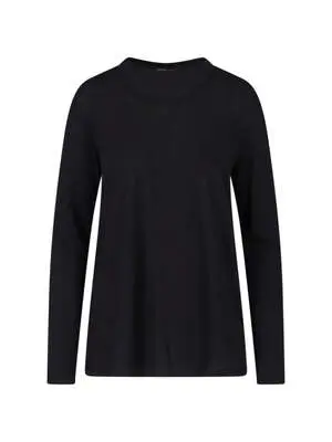 JAMES PERSE Long Sleeve Crew Neck T-shirt - Black