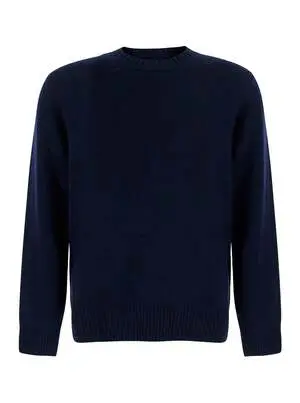 Soft Goat Soft 100% Cashmere Crew Neck Sweater For - Blu