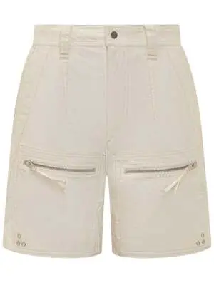 MARANT ETOILE Mini Shorts For The Modern Wardrobe - Ecru
