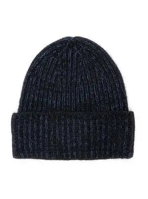 Missoni Knit & Wool Beanie Hat - Blu