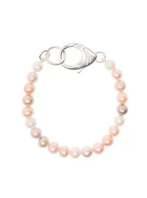 HATTON LABS Mix Freshwater Pearl Bracelet With Sterling Silver Adjustable Clasp - Pink