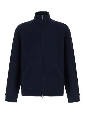 NN.07 Wool High-neck Sweater With Long Sleeves - Blu