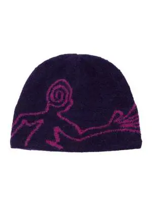 HIKING PATROL Tech Fabric Logo Patch Hat With Adjustable Back Closure - Violet