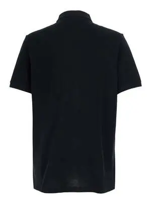 Polo Ralph Lauren Classic Fit Cotton Polo Shirt With Embroidered Pony - Black
