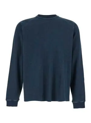 COOR Cotton-blend Crew Neck Long Sleeve Raglan T-shirt