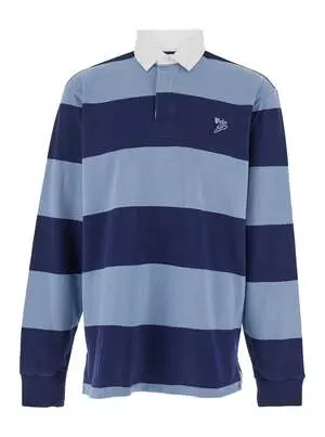 Polo Ralph Lauren Rugby Striped Cotton Polo Shirt With Embroidered Logo - Multicolor