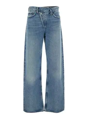 AGOLDE Sustainable High-waisted Jeans - Blu