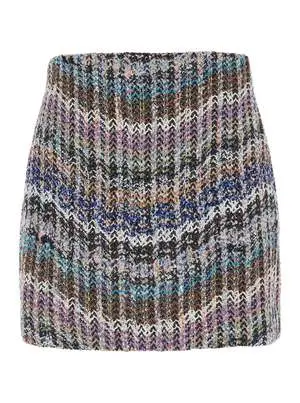 Missoni Motif All-over Sequin Skirt In Tech Fabric - Multicolor