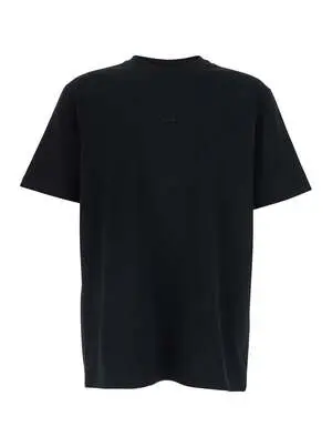 TATRAS Niso Cotton T-shirt With Round Neck And Short Sleeves - Black