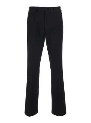 Amiri Logo-embroidered Flared Cotton Pants For