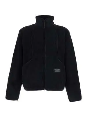 PAS NORMAL STUDIOS Off-race Pile Fleece Jacket - Black