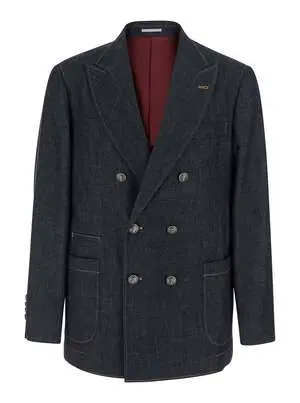 Brunello Cucinelli Deconstructed Tailored Jacket - Grey