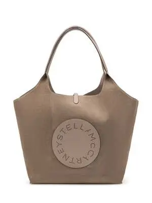 Stella McCartney Logo Tote Handbag - Moss