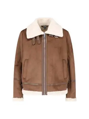 Ralph Lauren Faux Shearling Aviator Jacket