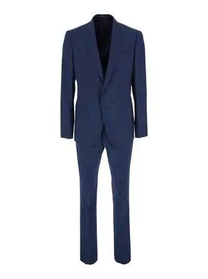Emporio Armani S Tailored Suit - Blu