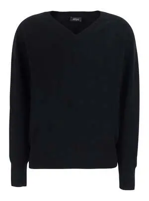 LEPLAIN Leplain V-Neck 12GG Cashmere Sweater With Long Sleeves