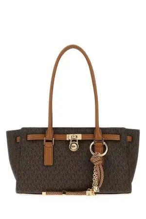Michael Kors Canvas Hamilton Shoulder Handbag - Printed