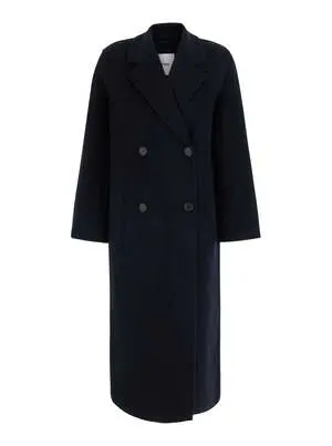IVY OAK Clara Wool Jacket With Classic Collar And Long Sleeves - Blu