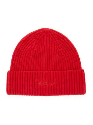 MC2 SAINT BARTH Moss Wool Hat With Soft Warm Fabric And Comfortable Fit - Red