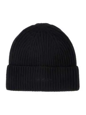 MC2 SAINT BARTH Moss Wool Hat In 100% Wool With Classic Brim - Black