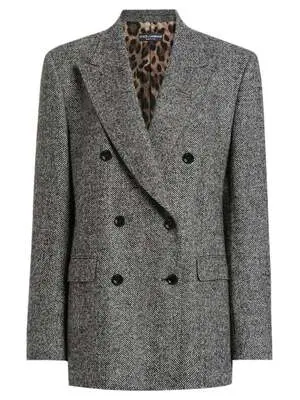 Dolce & Gabbana Double-breasted Chevron Jacket