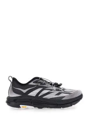 HOKA® Low-top Lace-up Sneaker With Tech Fabric And Mesh Panels - Grey
