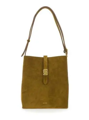 Soeur Bello Shoulder Handbag With Leather Details - Brown