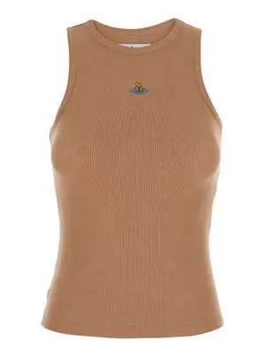 VIVIENNE WESTWOOD 90s-inspired Viscose-blend Vest - Beige