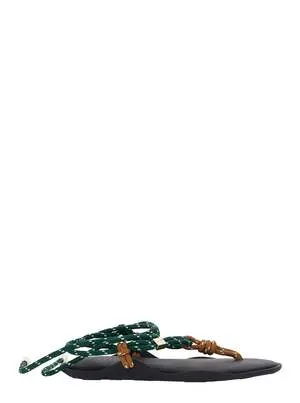 Flowze Strappy Leather-blend Sandals With Adjustable Ankle Strap - Multicolor