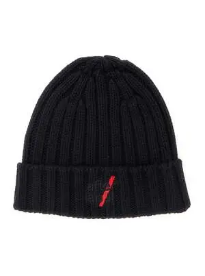 AFTER/LABEL After Label KIRUNA Cotton Wool Cashmere Hat For Women Black