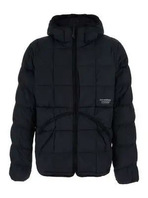 PAS NORMAL STUDIOS Off-race Down Liner Puffer Jacket With Tech Fabric, High Collar & Zip Pockets